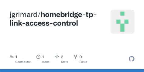 GitHub Jgrimard Homebridge Tp Link Access Control