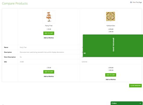 comparison how to remove particluar javascript in comparision page on