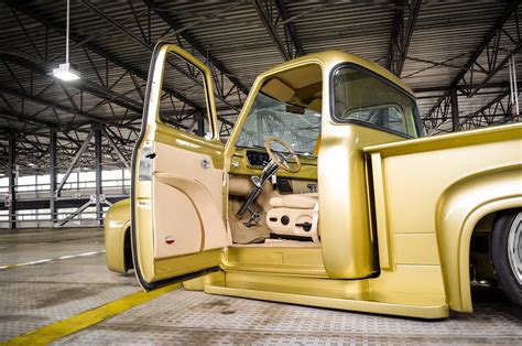 1955 Ford F100 Hot Rod Rods Custom Lowrider Retro Pickup