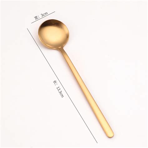 Cross Border 304 Stainless Steel Creative Stirring Coffee Spoon