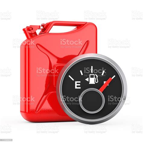 연료 게이지 보여주는 대시보드 레드 금속 Jerrycan 앞 전체 탱크 3 차원 렌더링 0명에 대한 스톡 사진 및 기타 이미지 0명 가득 찬 가솔린 Istock