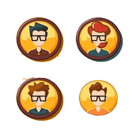 Premium Vector People Icons Set Team Concept Flat Style Modern Design