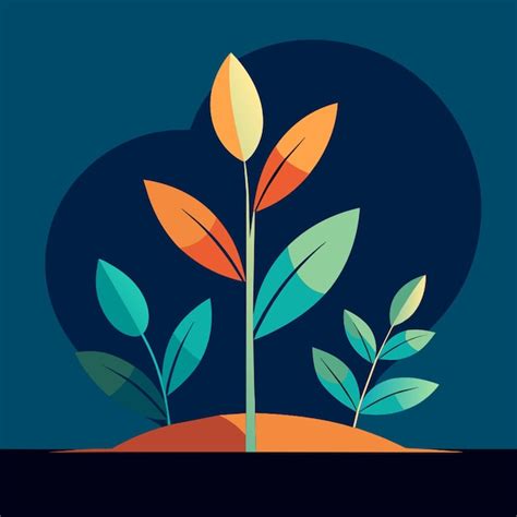 Premium Vector Plants Vector Illustration Flat 2