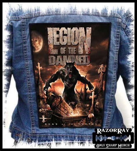 Legion Of The Damned Sons Of The Jackal Backpatch Back Patch