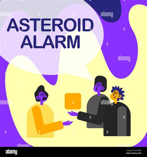 Text Sign Showing Asteroid Alarm Business Overview Warning To Prepare