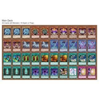 Bài In Tiếng Việt Bộ bài Yugioh Custom Deck Blue Eyes Chaos Max Dragon X Impcantation