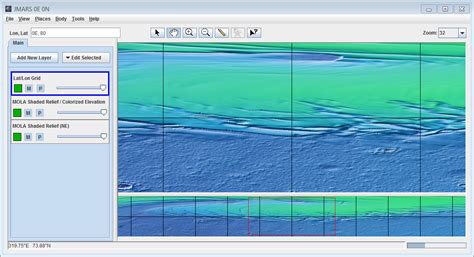 Tour The Jmars User Interface Jmars Java Mission Planning And