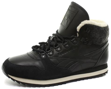 Reebok Classic Leather Mid Winter Wonderland Womens Trainers ALL SIZES ...