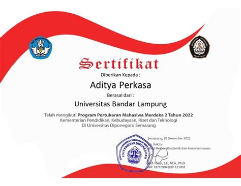 Aditya Perkasa On Linkedin Pertukaran Mahasiswa Merdeka Batch 2