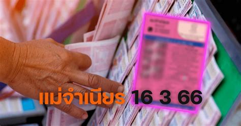 แม่จำเนียร 16 3 66 ปล่อยเลขเด็ด 10 อันดับขายดี งวดนี้มาแรงมาก Thaiger