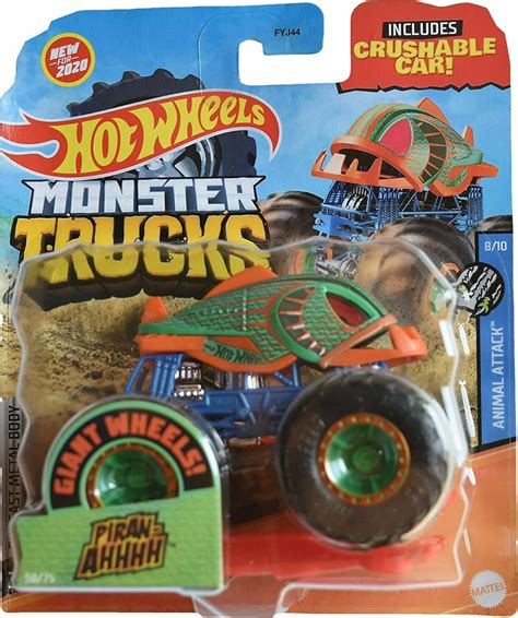 Mattel Αυτοκινητάκι Hot Wheels Monster Trucks Piran Ahhhh Skroutz gr