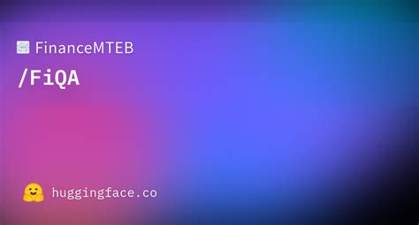 financemteb fiqa · datasets at hugging face