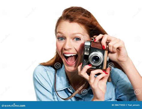 Give Me A Big Smile Now Stock Image Image Of Redhead 28677055