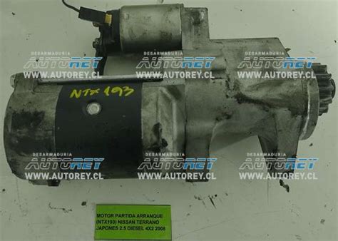 Motor Partida Arranque Ntx193 Nissan Terrano Japonés 2 5 Diesel 4×2