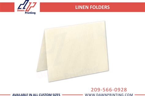 Custom Linen Folders Printing Two Pocket Linen Folder Dp
