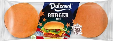 Dulcesol 6 Burger Buns 300g Holleys Fine Foods