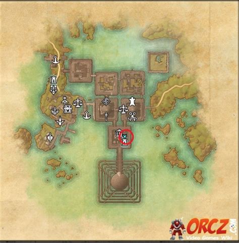 Eso Morrowind Vivec Temple Wayshrine Map Orcz The Video Games