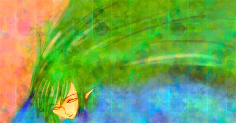 PixivファンタジアⅤ 【pf5】風精霊マムスティリア【幻獣群舞】 れなのイラスト Pixiv
