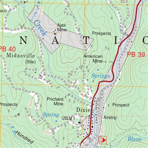 Dixie Id Fstopo Legacy Map By Us Forest Service Topo Avenza Maps