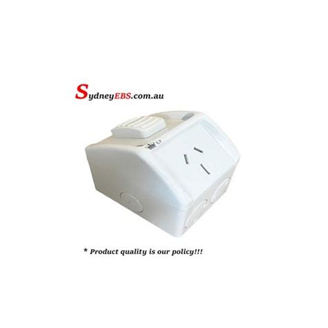 Crown Weatherproof Single Powerpoint Socket 10a Sydney Electrical