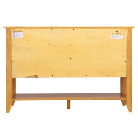 Light Oak Sideboard With Shelf Sunset Trading