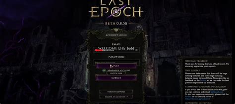 Leave Game Related Bug Bug Reports Last Epoch Forums