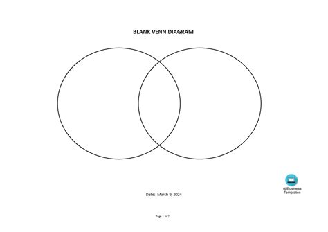 Blank Venn Diagram Templates At Allbusinesstemplates