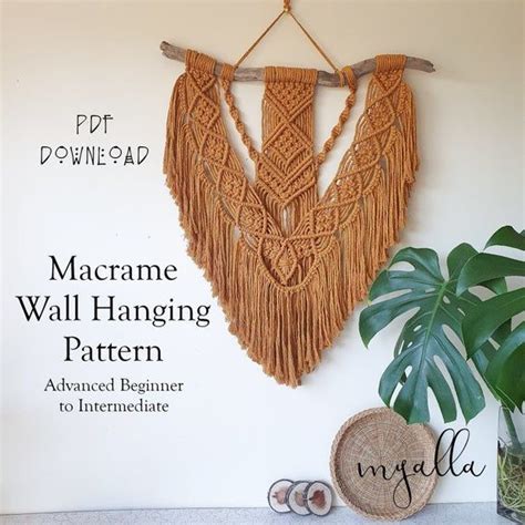 intermediate macrame pattern pdf pattern macrame tutorial step by