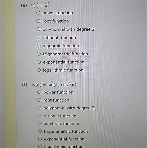 Solved E Vt2tpower Functionroot Functionpolynomial With
