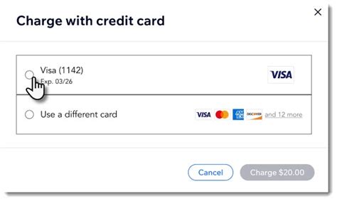 Wix Stores Saving And Charging Customers Credit Cards Help Center