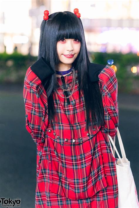 Harajuku Street Style W Red Contacts Twin Tails Glavil By Tutuha