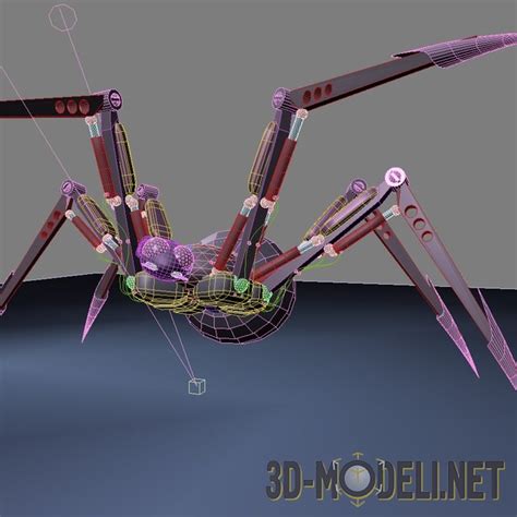 3D модель – Механический паук