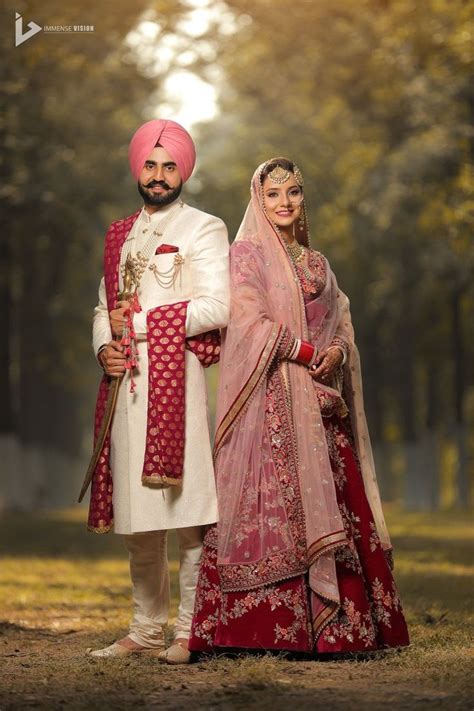 Punjabi Wedding Dresses Bridal Lehenga Sikh Bride In 2024 Indian