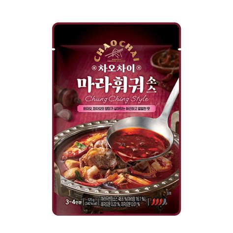 차오차이 마라훠궈소스 125g 배민 장보기∙쇼핑