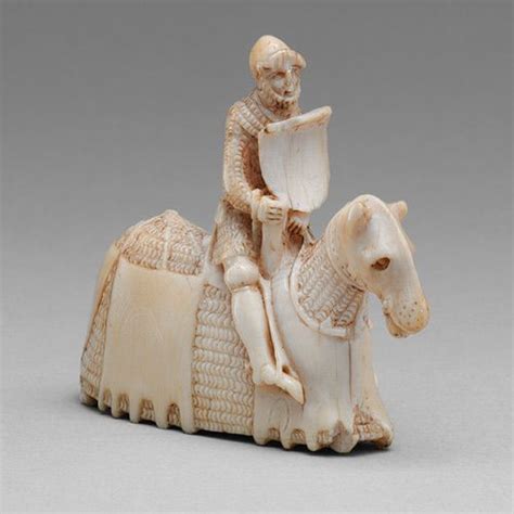 Chess Piece Knight Ca Western European Perhaps English Ivory Once A Piece Of