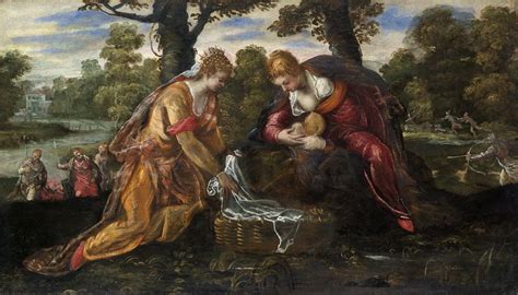 Jacopo Tintoretto Italian Venice 15191594 Venice The Finding Of