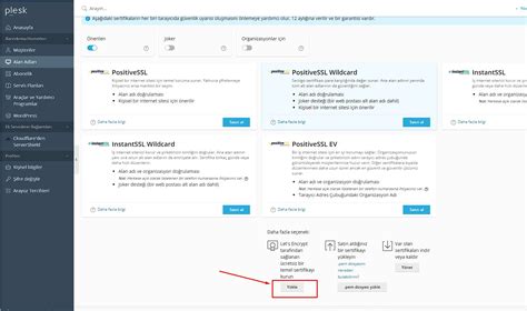 Plesk Panel Ücretsiz Lets Encrypt Aktif Etme Blog İxirhost