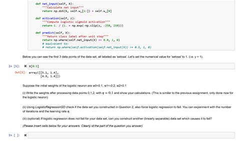 Question Practice With Logistic Regression Let S Chegg
