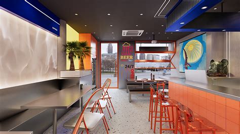 工业风炸鸡店yusenhui 站酷zcool