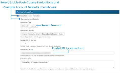 Setting Up External Forms