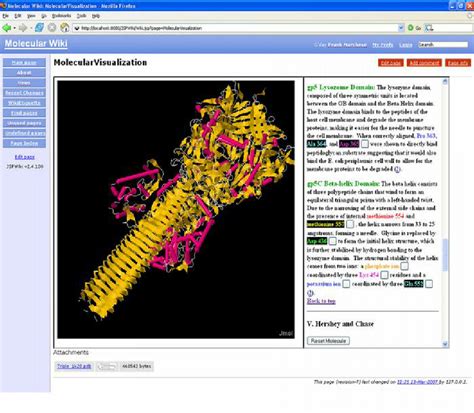 jmol in with enhanced text embedded within wiki download scientific