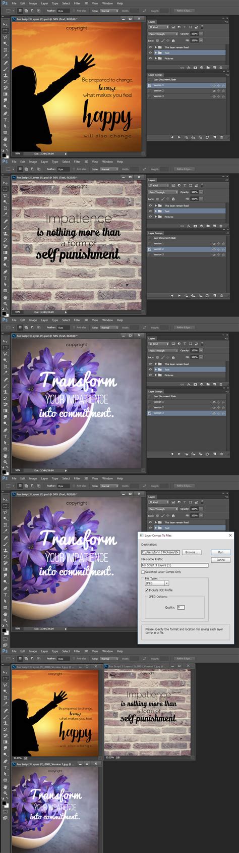 Solved Save Each Text Layer With A Picture Adobe Community 9224668