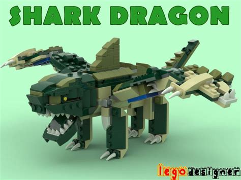 Lego Moc 31121 Shark Dragon By Legodesigner Rebrickable Build With Lego