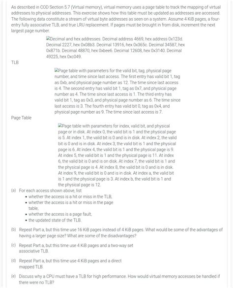Solved D Section 57 Virtual Memory Virtual Memory Uses A