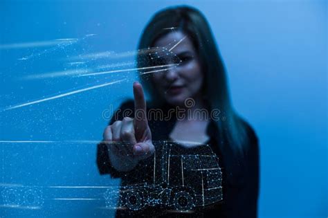 Jet Engine Augmented Reality Hologramm Specialists Work In