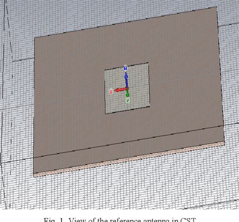 Figure 1 From Radar Cross Section Reduction In Cst For A Microstrip