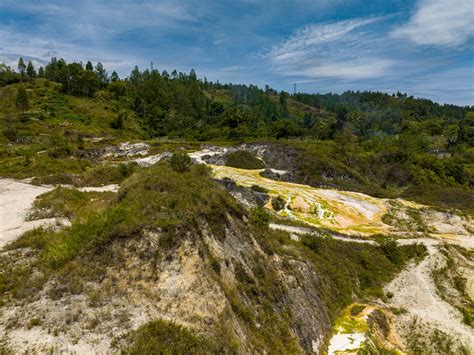 Hot Geothermal Spring Sipoholon Hot Spring Sumatra Indonesia