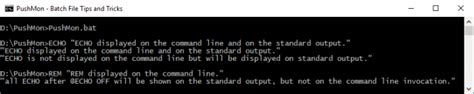 Windows Batch File Tips And Tricks Pushmon Script App Batch
