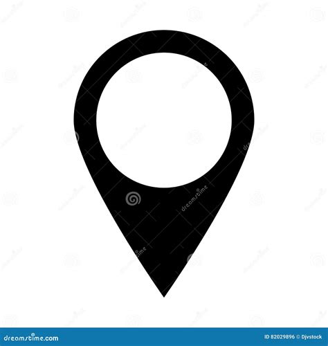 Gps Map Location Stock Vector Illustration Of Geography 82029896