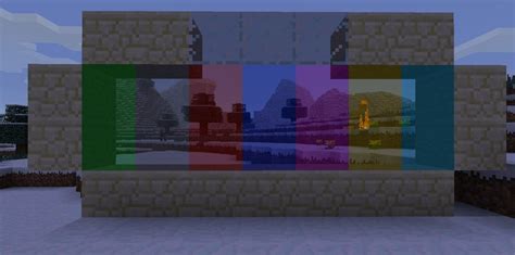 Как сделать стекло в майнкрафте цветное стекло